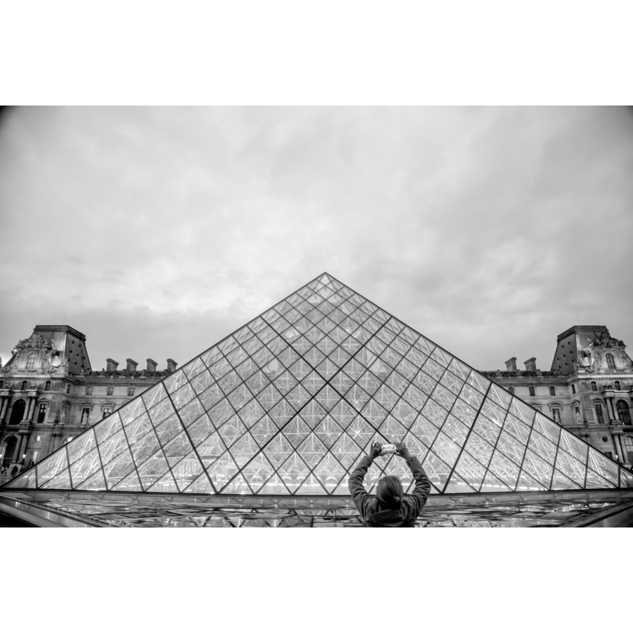 Geometry of Light | Paris Louvre Single Edition Print by Ben T. – Hess ...